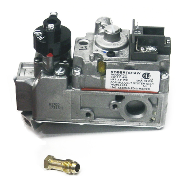 RobertShaw 710-508 7000MVRLC Millivolt Low Capacity NG/LP Gas Valve Use ...
